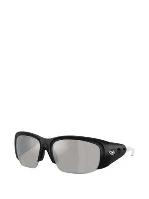 DIESEL® Semi-rimless Wrap-around Sunglasses