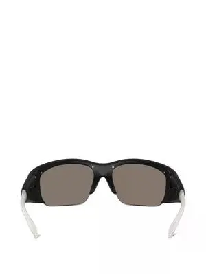 DIESEL® Semi-rimless Wrap-around Sunglasses