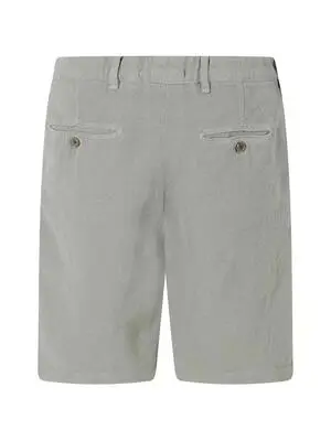 MYTHS Textured Bermuda Shorts