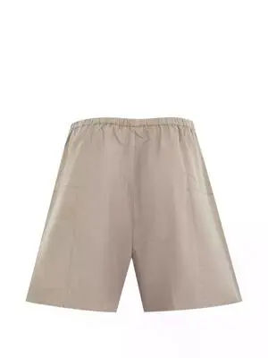 DEIJI STUDIOS Elasticated Waist Shorts - Brown