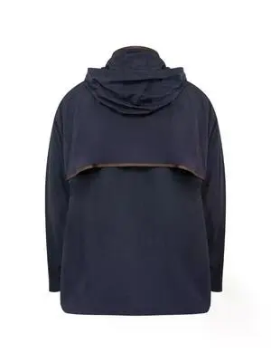 Loewe X Paula's Ibiza Hooded Coat With Leather Trims