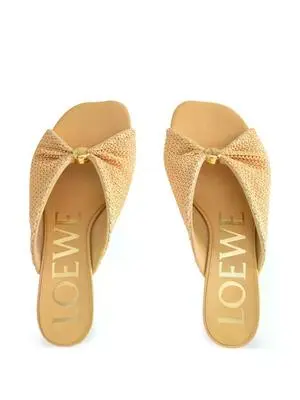 Loewe Raffia-effect Sandals