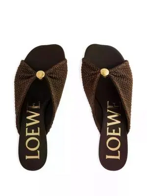 Loewe Raffia-effect Sandals