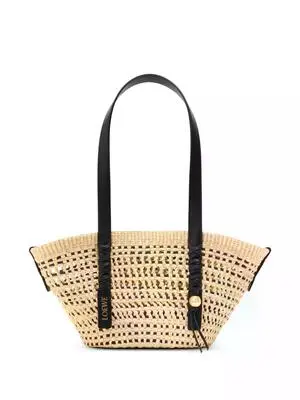 Loewe Braided Basket Tote Bag - Neutrals