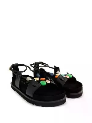 Loewe Beaded Platform Sandals