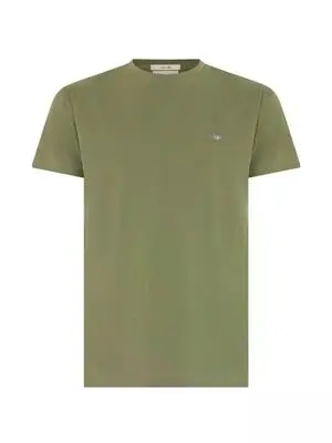 Gant Logo-embroidered T-shirt