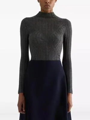 JIL SANDER High-neck Ribbed Sweater