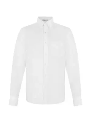 Gant Long-sleeve Linen Shirt - White