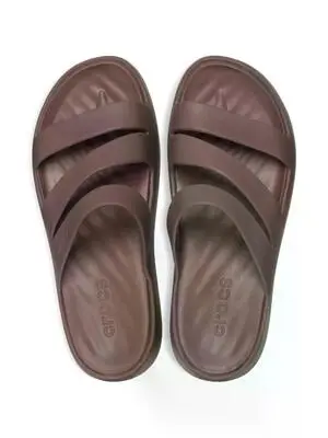 CROCS Getaway Strappy Triple-strap Slippers