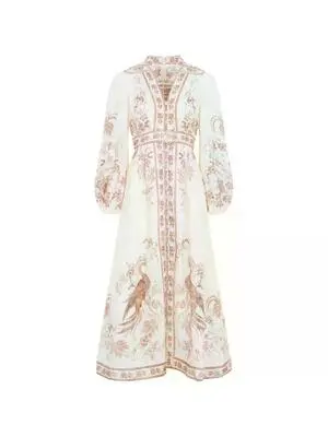 Zimmermann Indra Floral-print Midi Dress