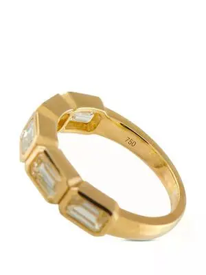 LB EXCLUSIVE 18k Yellow Emerald-cut Diamond Ring