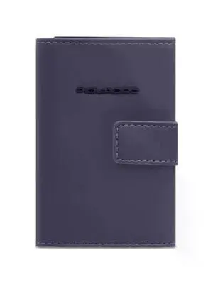PIQUADRO Pop-up Water-resistant Card Holder - Blue