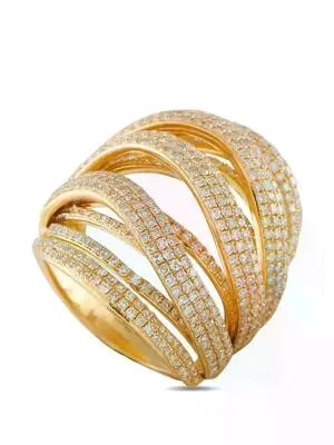 LB EXCLUSIVE Diamond Multi-band Ring