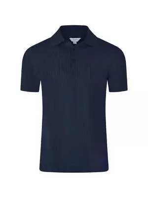 Malo Ribbed-knit Polo Shirt