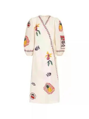 MARIE OLIVER Everette Maxi Dress - White