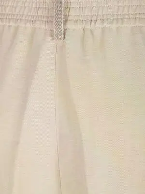 Fabiana Filippi Pleated Trousers With Monili Detail - Neutrals