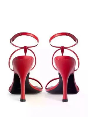 JUDE Mixer Strappy Leather Heeled Sandals