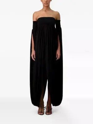 Coperni Off-shoulder Smock Maxi Dress