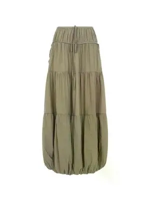 Co Bubble-hem Maxi Skirt