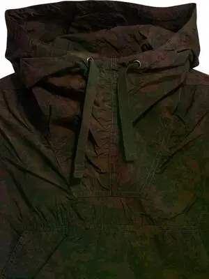 BEAMS Hooded Floral Print Windbreaker