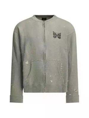 Needles Distressed Papillon Print Sweater