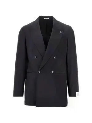 BRERAS MILANO Arezzo Double-breasted Blazer - Blue