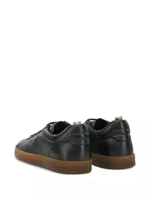 Officine Creative Halo Grainy-leather Sneakers
