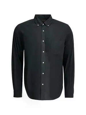 BEAMS Button-down Chest-pocket Shirt - Blue