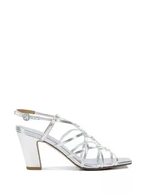 AeydĒ Acacia Laminated Finish Sandals - Silver