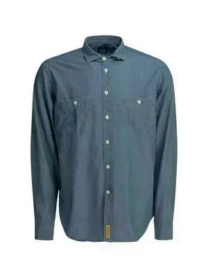B.D.BAGGIES Chest-pocket Denim Shirt - Blue