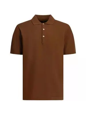 BEAMS Short-sleeve Polo Shirt - Brown