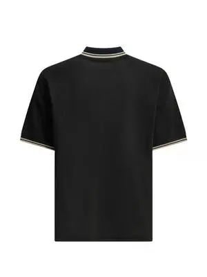 Needles Butterfly-embroidered Tipped Polo Shirt
