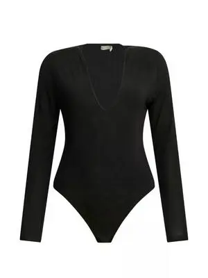 Zimmermann V-neck Long-sleeve Bodysuit