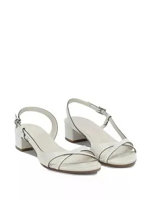 DEL CARLO Crossover Strap Slingback Sandals