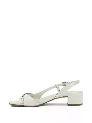 DEL CARLO Crossover Strap Slingback Sandals