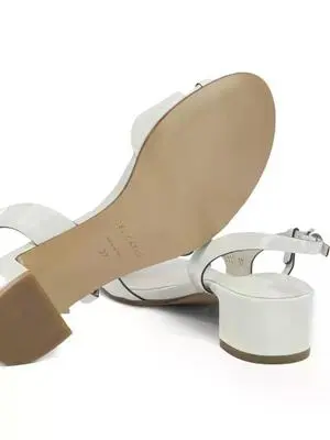 DEL CARLO Crossover Strap Slingback Sandals