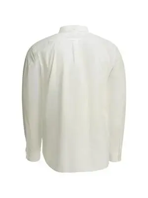BEAMS Button-down Chest-pocket Shirt - White