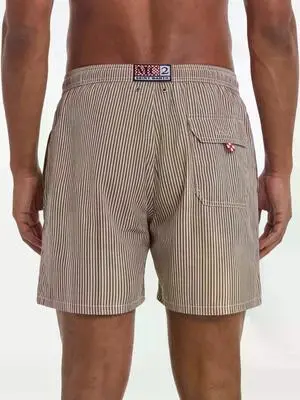 MC2 SAINT BARTH Patmos Striped Swim Shorts