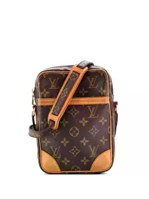 LOUIS VUITTON Danube Monogram Canvas Crossbody Bag - Brown