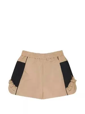 Simone Rocha Ruffle-trimmed Split-hem Track Shorts