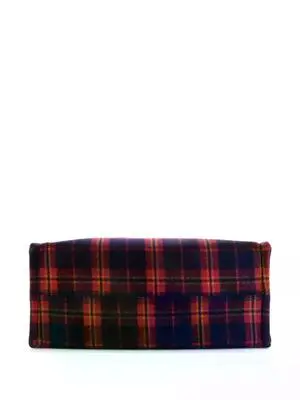 Celine Cabas Thais Tartan Wool Large Tote Bag