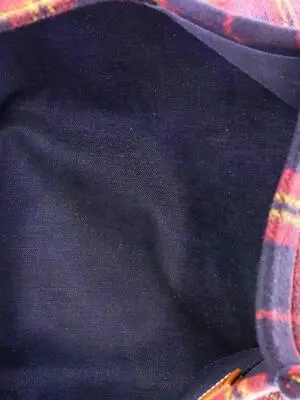 Celine Cabas Thais Tartan Wool Large Tote Bag