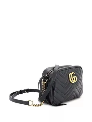 Gucci Matelassé Leather Shoulder Bag - Black