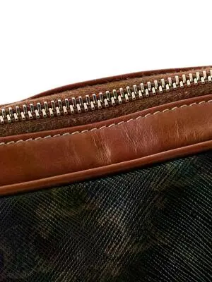 Celine Patapans Bag Triomphe Coated Canvas Small Shoulder Bag