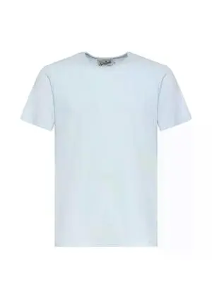 MC2 SAINT BARTH Gary Embroidered-logo T-shirt - Blue