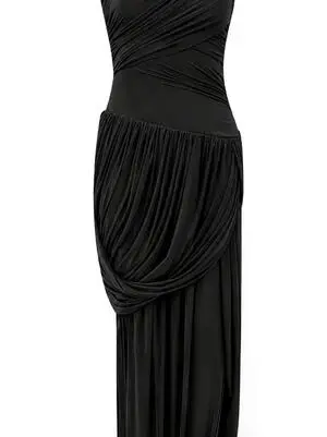 MAYGEL CORONEL Ruched One-shoulder Dress