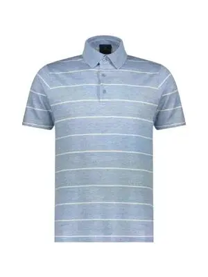 Paul & Shark Striped Polo Shirt - Blue