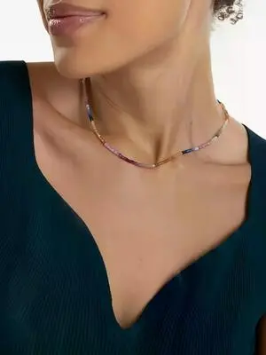 LIZZIE FORTUNATO Sapphire Beaded Necklace