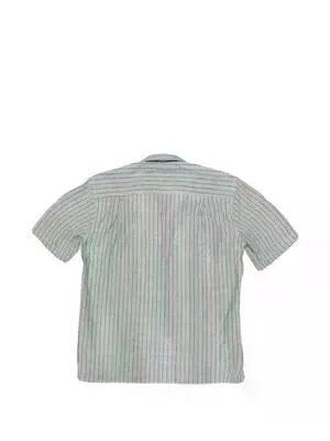 Gitman Bros Striped Camp-collar Shirt