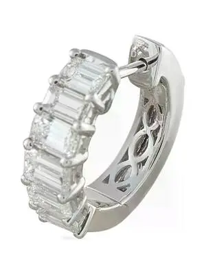 LB EXCLUSIVE 1.85 Carat Diamond Hoop Earrings